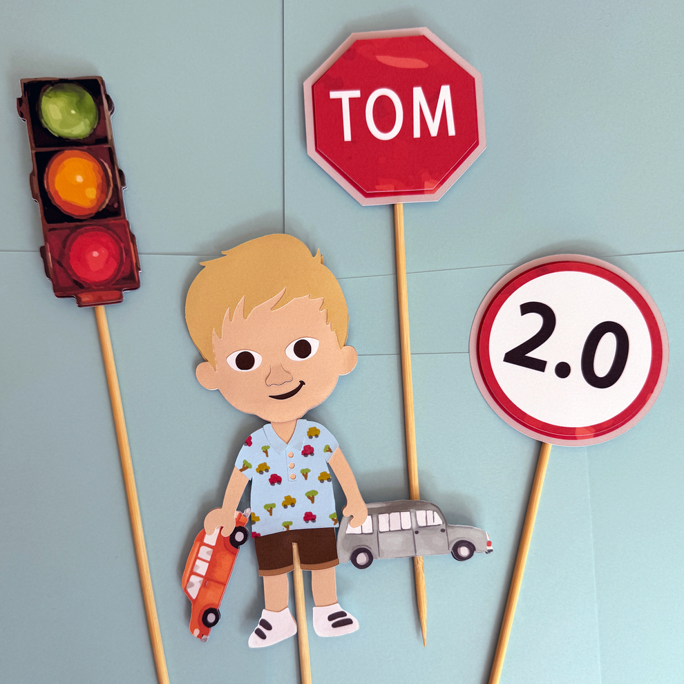 Cars Cake Topper – Hip Paper