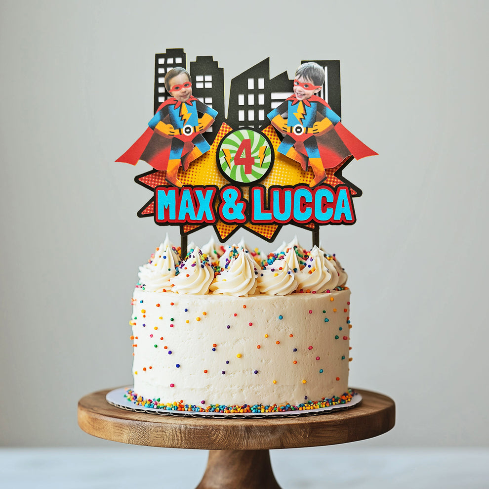 Superhero Cake Topper – Hip Paper